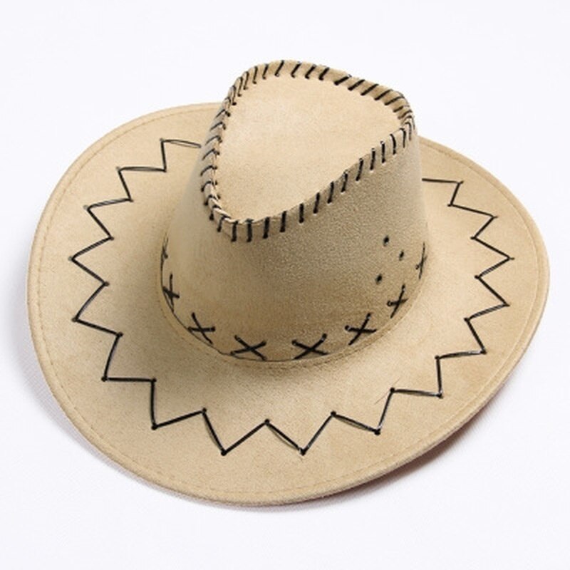 Western cowboyhatt stor randig hatt för män eller ... – Vicedeal