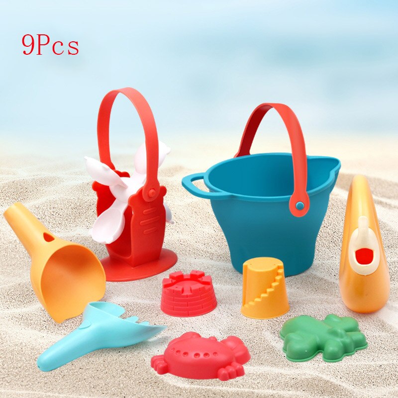 Outing Color Baby Sand Beach Shower Bath Toy Set B... – Grandado