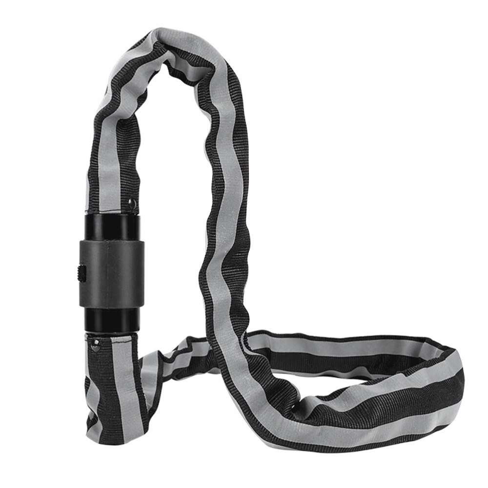 Reflective Heavy Duty Chain Lock with Keys for Roa... – Grandado