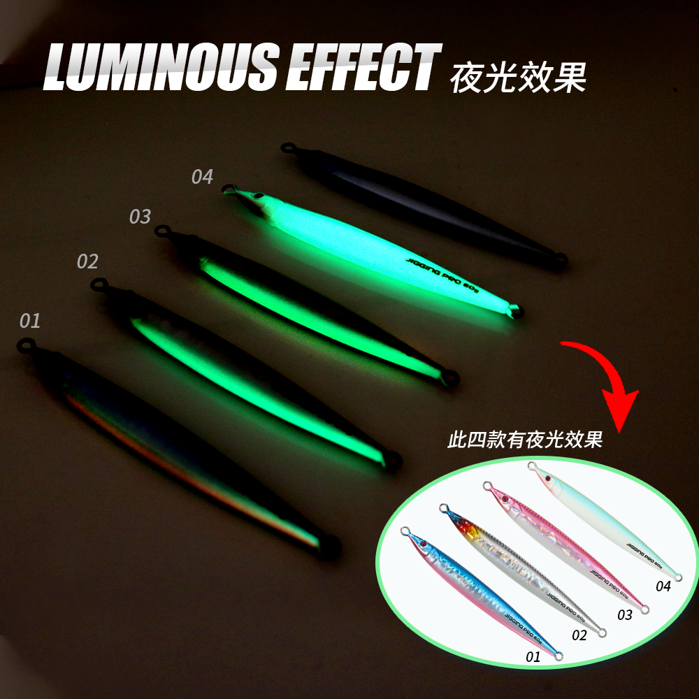 JIGGING PRO 60g 80g 100g Slow Jigging Lure Horizon... – Grandado