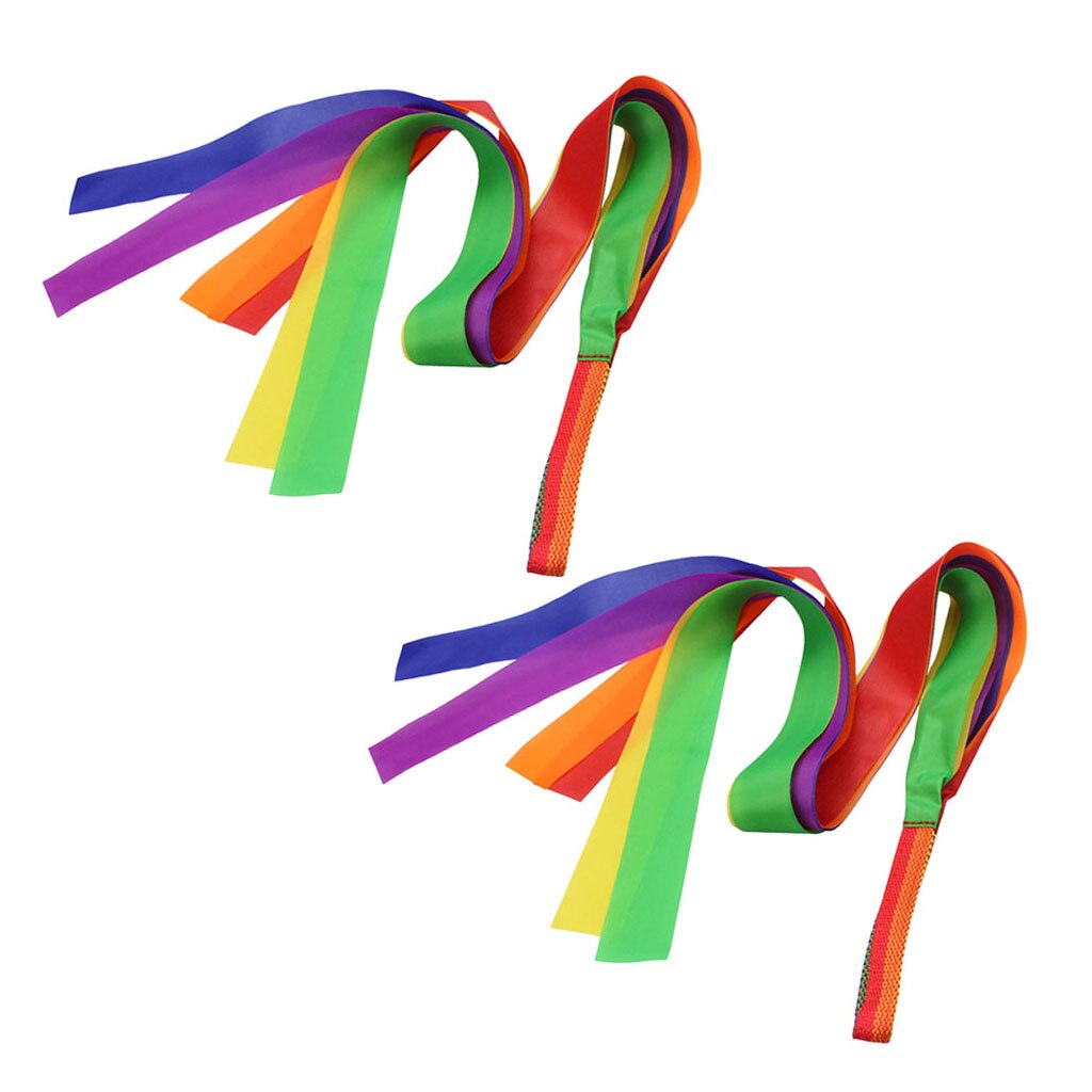 2pcs Rainbow Dance Ribbon Children Toy Gym Ballet ... – Vicedeal