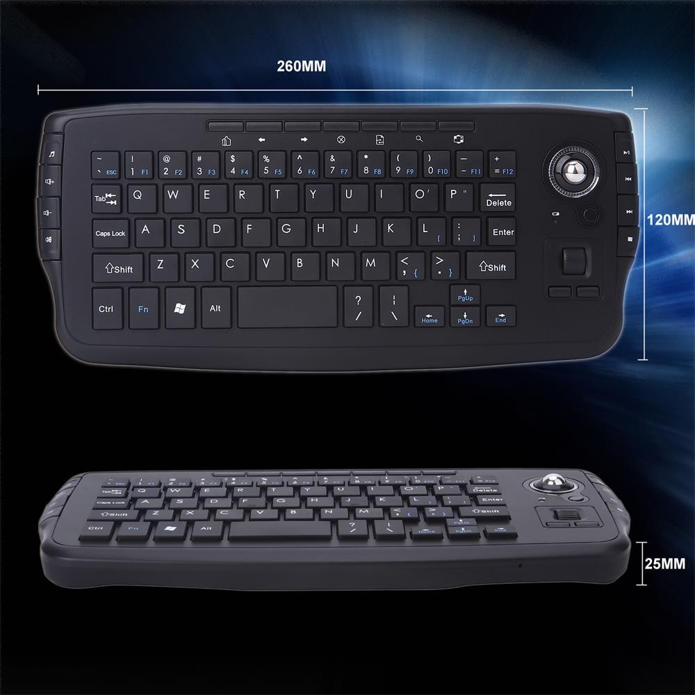 2 4g Mini Wireless Keyboard Multi Media Functional Grandado