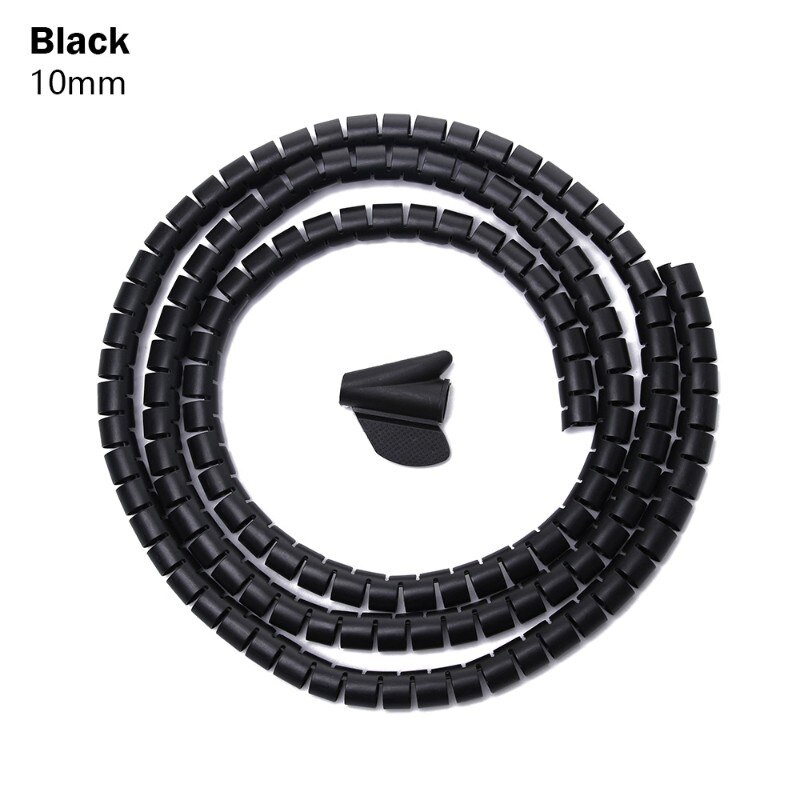1 Pcs 10mm/2m Flexible Spiral Cable Organizer Stor... – Grandado