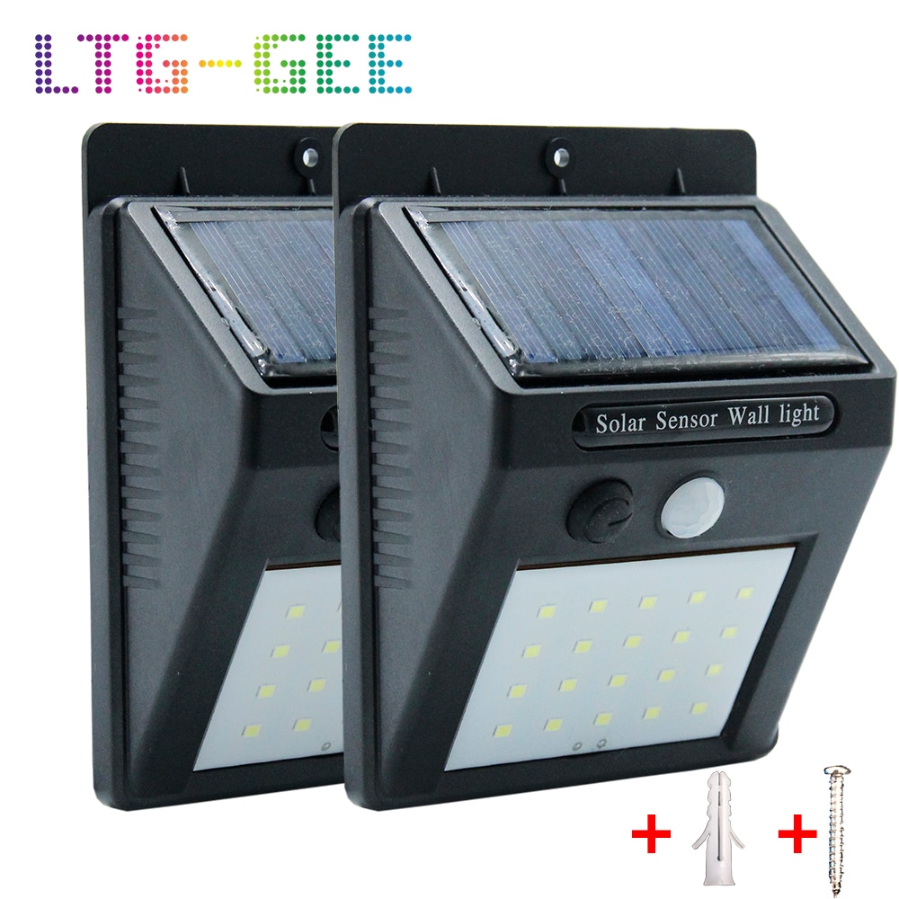 20 30 LED Solar Light Outdoor Solar Lamp PIR Motio... – Grandado