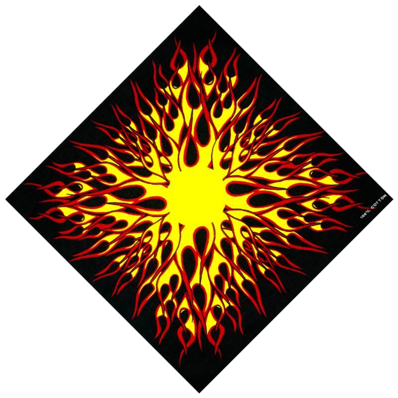 Japanese Harajuku Biker Flame Fire Print Protectiv... – Grandado