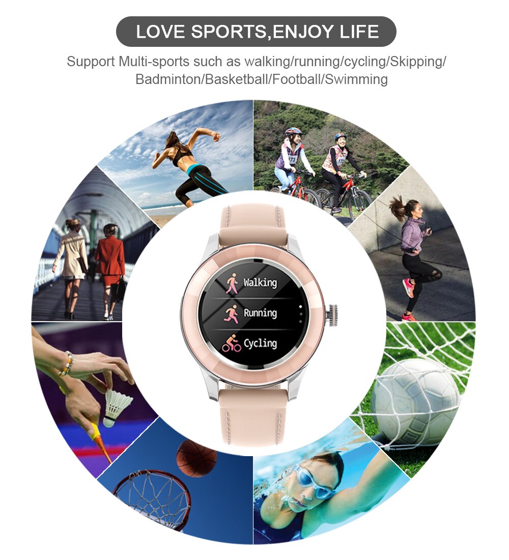 Melanda 2022 Women Smart Watch Waterproof Heart Ra... – Grandado