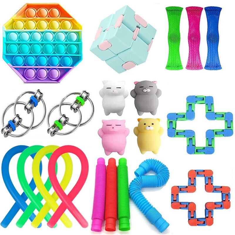 Push Bubble Fidget Toys 23Pcs Pops it Fidget Senso... – Grandado