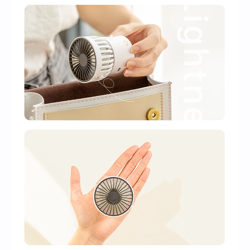 Mini Handheld Ventilator Met 3 Snelheden Kleine Po... – Grandado