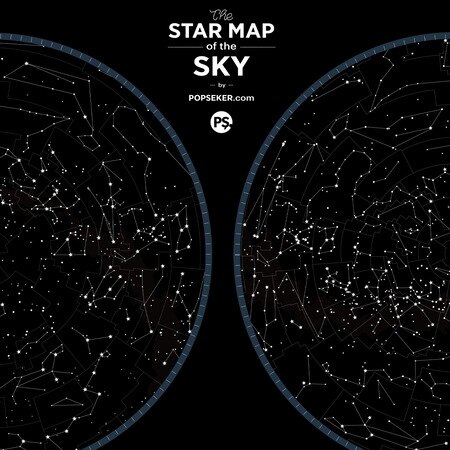 Star Map Bushings Planets Solar System Galaxy Star... – Grandado