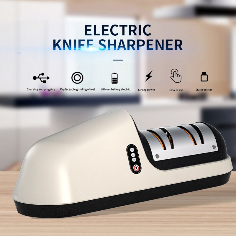 Electric Knife Sharpener Three-Speed Power Grinder... – Vicedeal