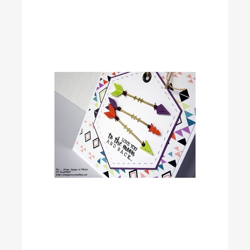 CH Arrow Metal Cutting Dies Embossing Scrapbooking... – Grandado