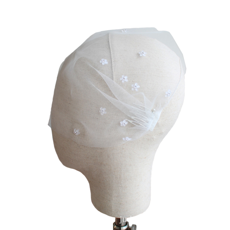 Romantic Applique Flower Wedding Veils Hair Soft B... – Vicedeal