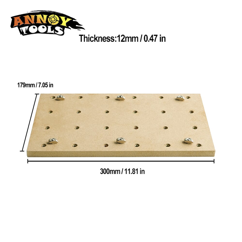 CNC Spoilboard 30*18cm protective wood, CNC engrav... – Vicedeal