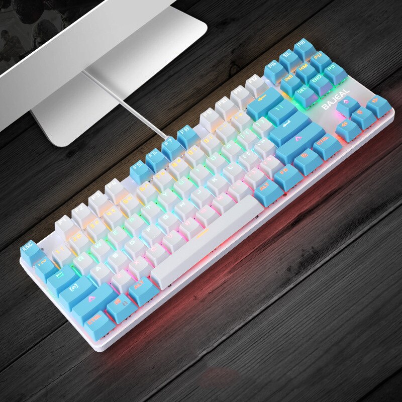 Gaming Mechanical Keyboard 87 keys Game Anti-ghost... – Grandado
