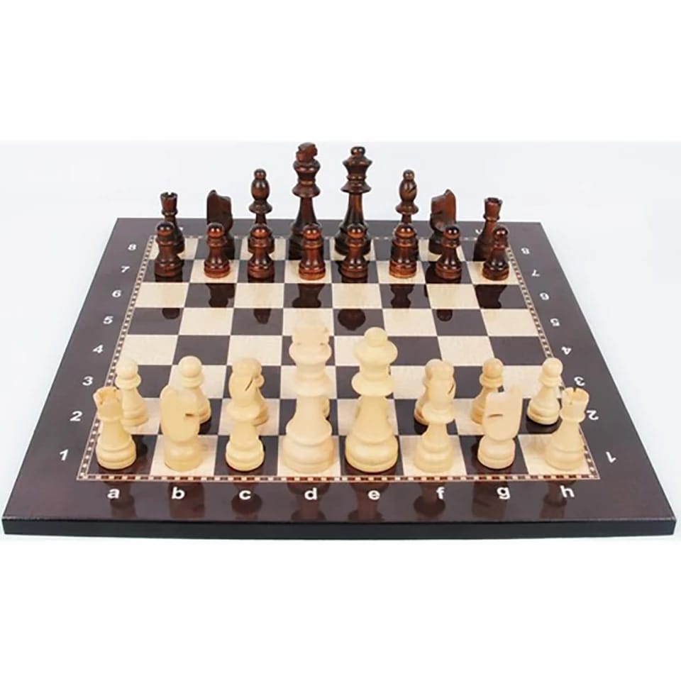 Luxury Walnut Wood Chess Set Wooden Figure Checker... – Grandado