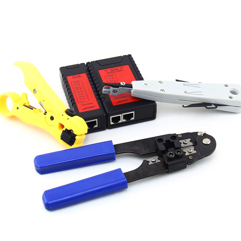 4 in 1 Network Cable Tester Set LAN Tester Measura... – Vicedeal