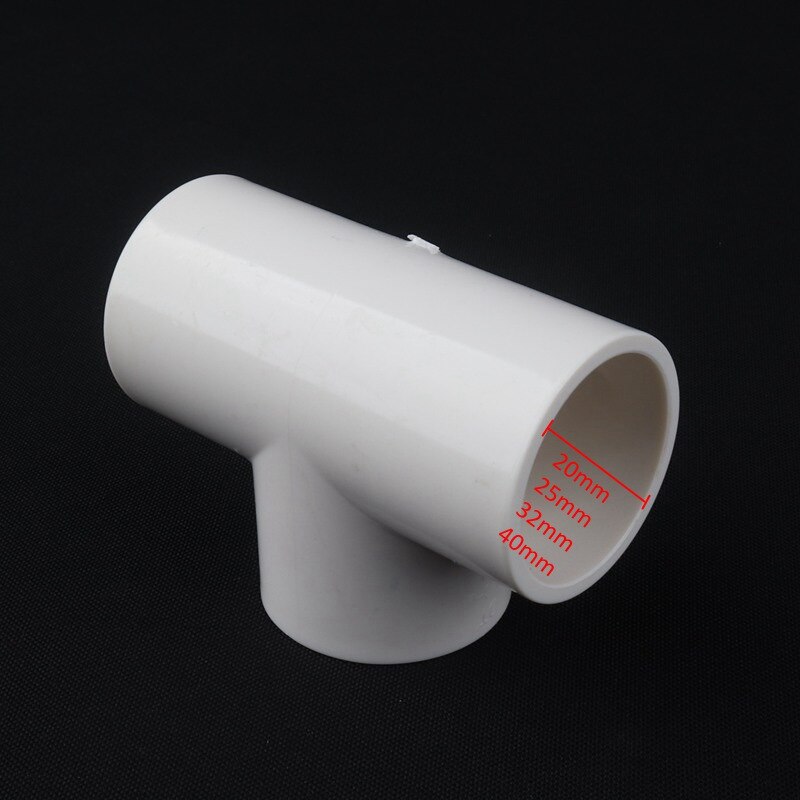 1pc PVC 3 Way 20mm 25mm 32mm 40mm Tee Connector fo... – Grandado