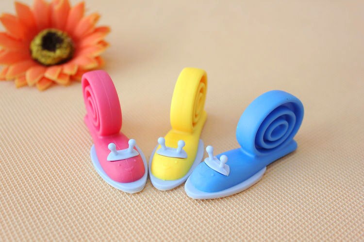 3 pieces / pack Cute Snail Animal Shaped Silicone ... – Grandado