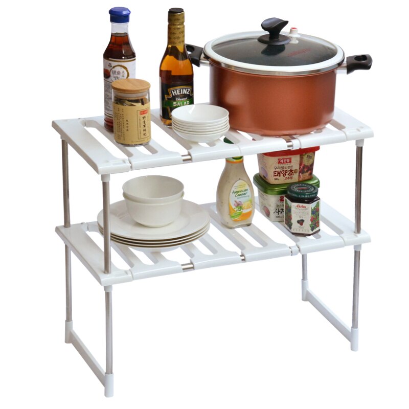 Stainless steel retractable sink rack microwave ov... – Vicedeal