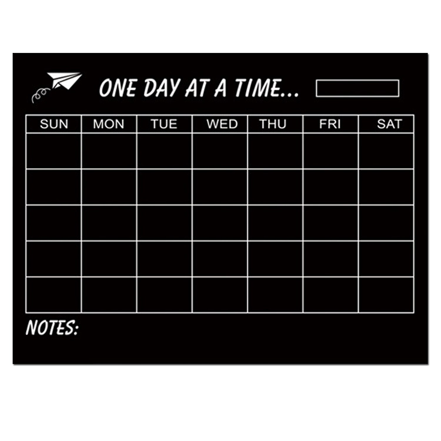 Reusable Week Month Daily Planner Blackboard Self-... – Grandado