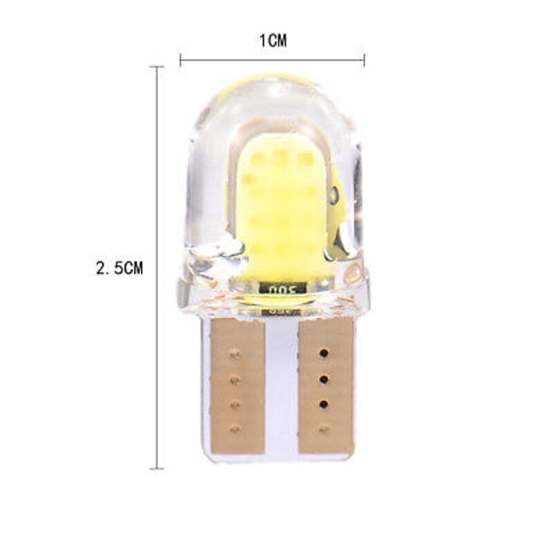 W5W Autolichten 20Pcs T10 Cob 4 Smd Led Canbus Sil... – Grandado