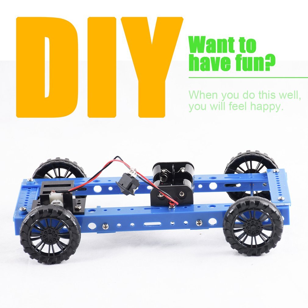 Model Assembling Toys Diy Production Four-wheel Dr... – Vicedeal