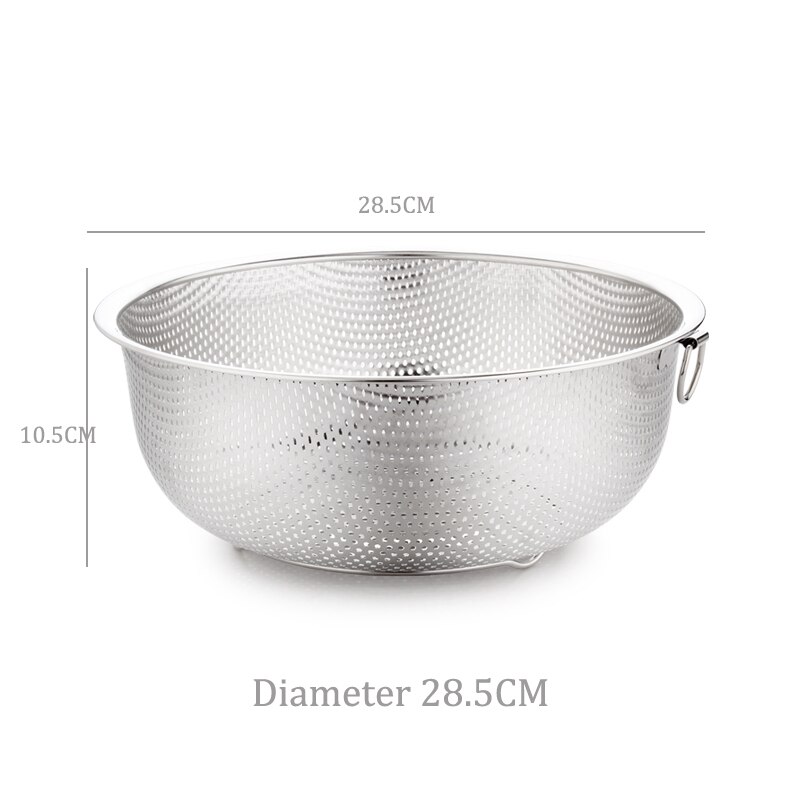 Stainless Steel Colander Pro Kitchen Strainer Wash... – Grandado