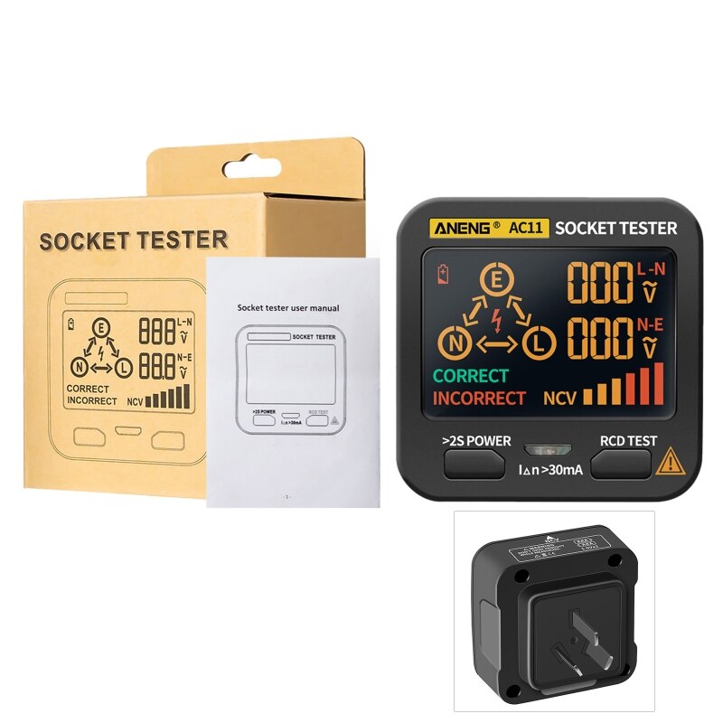 AC11 Electrical Leakage Detector Socket Tester Gro... – Grandado