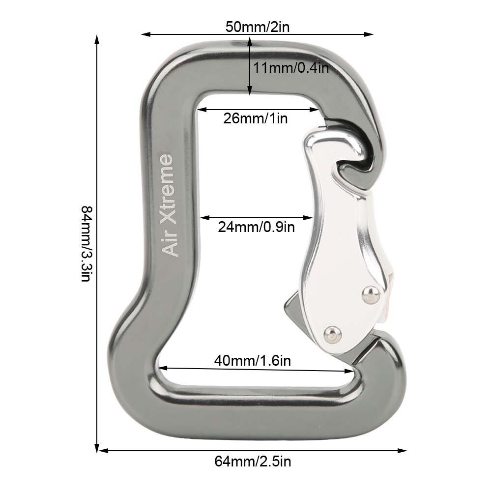 Outdoor Climbing Parachute Master Lock Carabiner D... – Grandado