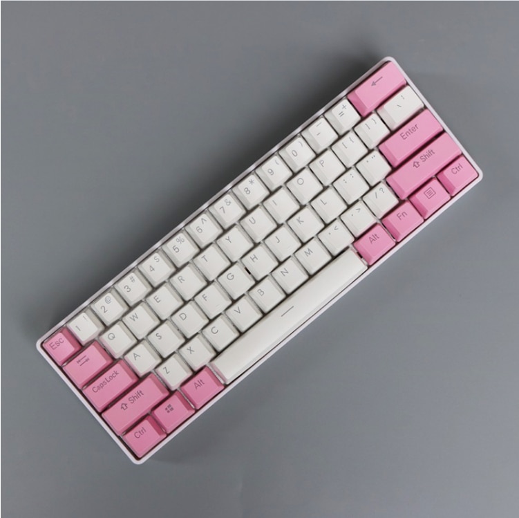 Backlit keycaps gh60 poker Bface custom mechanical... – Grandado