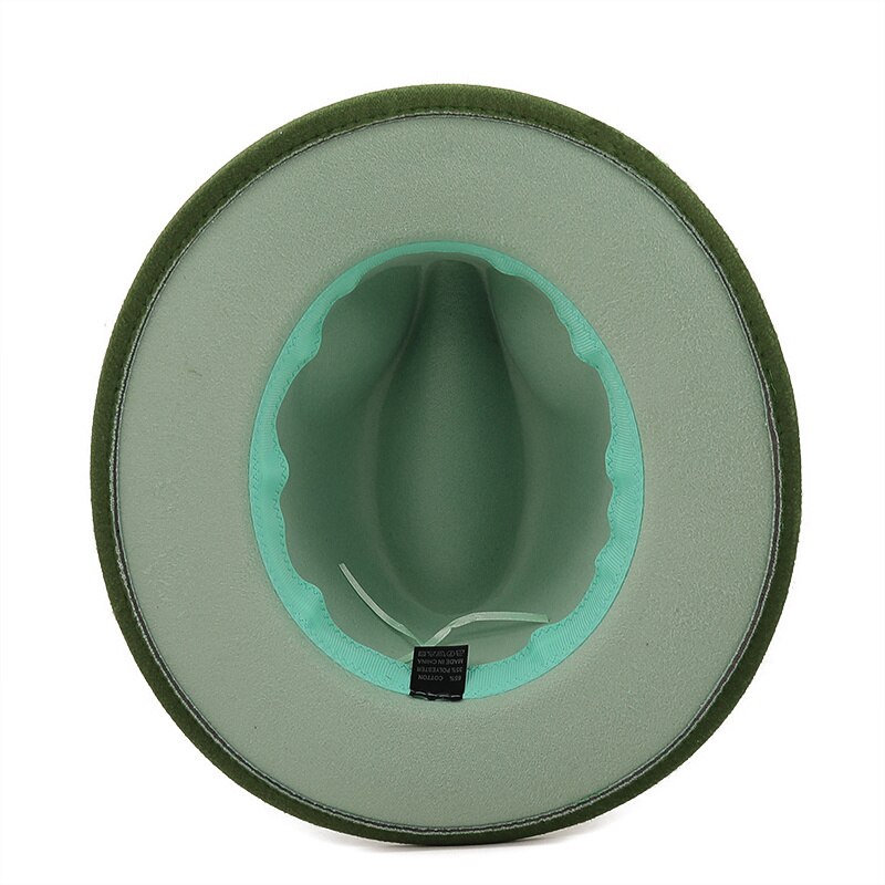 Fedora hat gradient color European and American go... – Grandado
