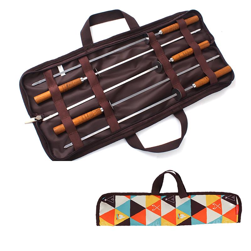 5Pcs Bbq Spies Rvs Kebab Bbq Vork Set Lange Platte... – Vicedeal