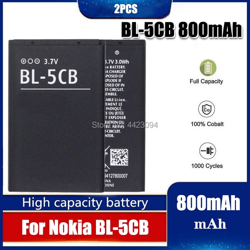BL-5CB Battery For nokia 1000/1010/1100/1108/1110/... – Grandado