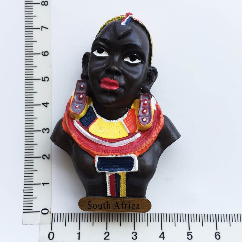 Handmade Painted South African Black Bride Tourism... – Grandado