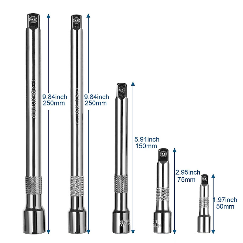 1/4" 3/8" 1/2" Drive Extension Set Ratchet Wrench ... – Grandado