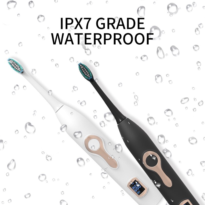 Here Mega Sonic Electric Toothbrush Smart Recharge... – Vicedeal