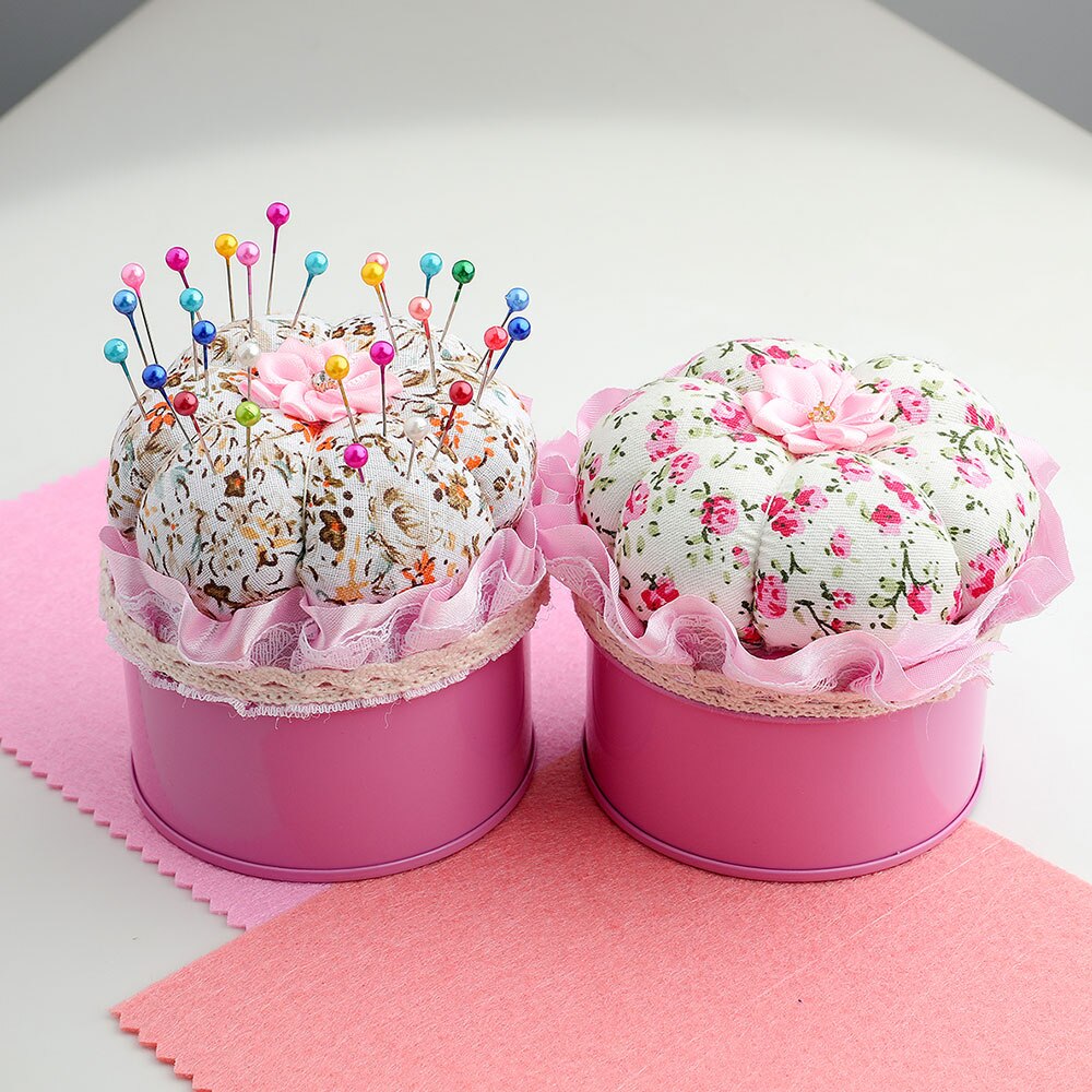 Country Style Pink Needle Pillow Floral Print Cup ... – Grandado