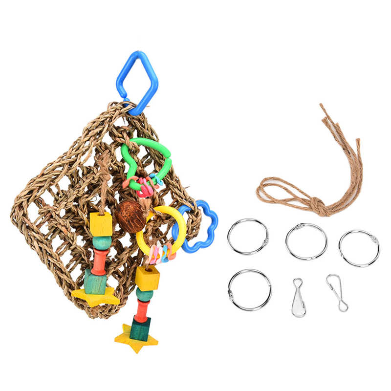 Bird Hanging Toy Rich Colors Bird Climbing Net for... – Vicedeal