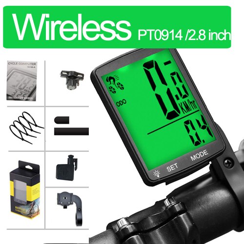 Wired Bike Computer Wireless Bicycle Stopwatch Odo... – Grandado