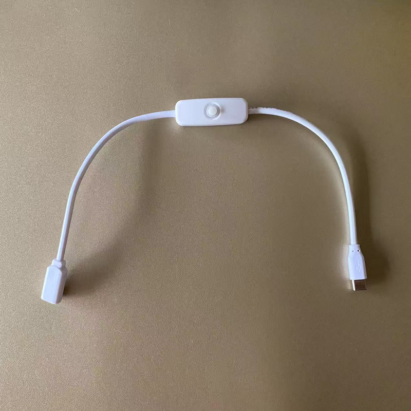 USB Type C Extension Cable with On/Off Switch Butt... – Vicedeal