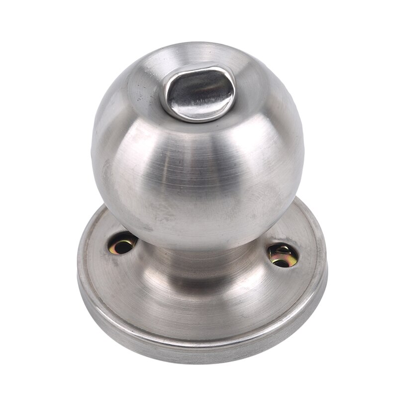Stainless Steel Lock Round Ball Door Knobs Rotatio... – Grandado