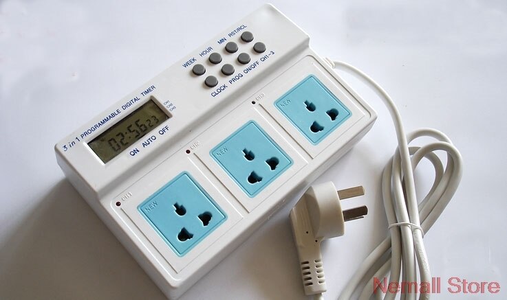 3 In 1 Aquarium Digital Program Timer For Wave Mak... – Grandado