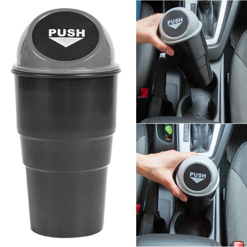 Car Mini Garbage Can Auto Trash Can Vehicle Dust H... – Vicedeal