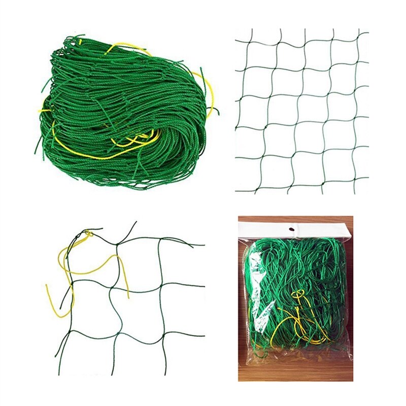 Garden Green Nylon Lattice Net Support Climbing Be... – Vicedeal