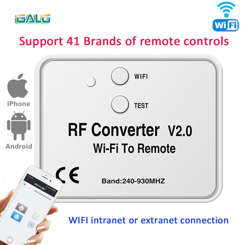 Tx-car universal wifi switch 240 ~ 930 mhz remote ... – Grandado