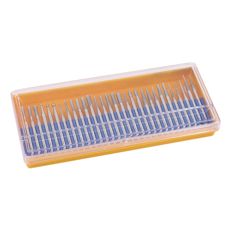 30 Pcs Bur Diamond Grinding Head Set Coated Carvin... – Vicedeal
