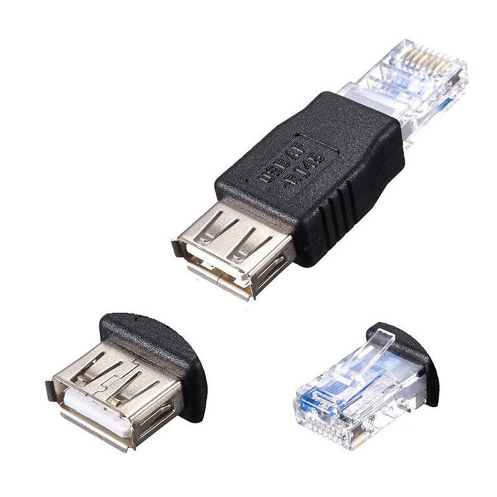 USB Type A Female To RJ45 Male Ethernet Adapter Ro... – Vicedeal