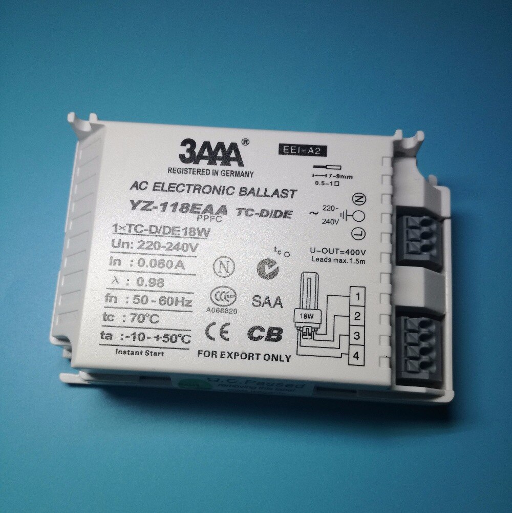 3AAA 18W 220-240V Instant Start AC Fluorescent Lam... – Vicedeal