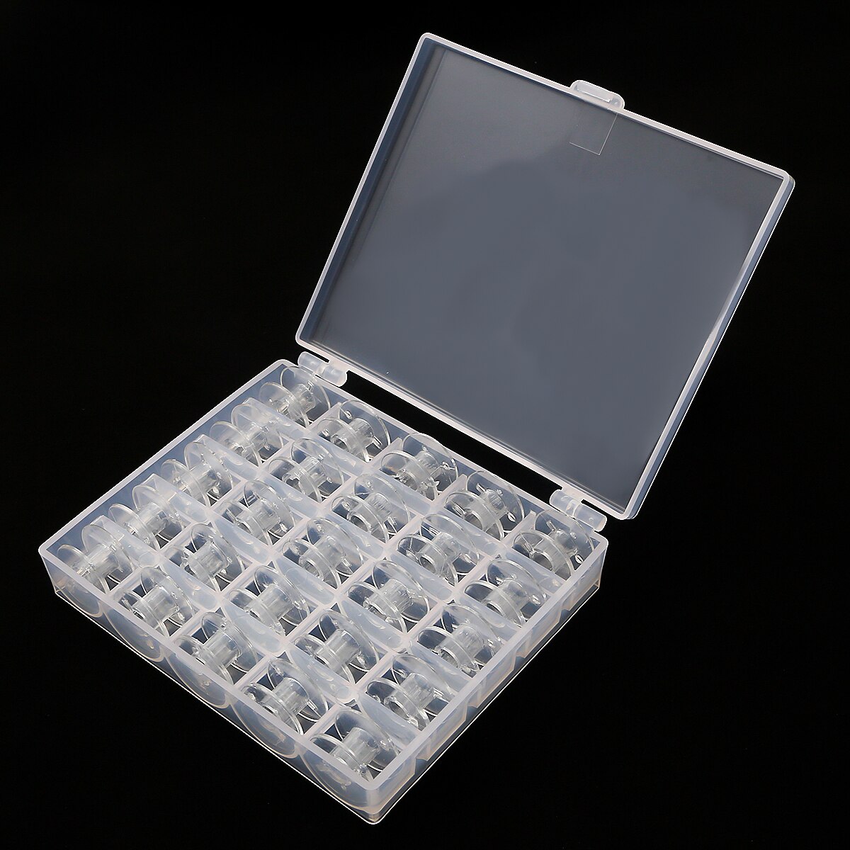 25 st klar metall symaskin spolar spolar tomma trå... – Grandado