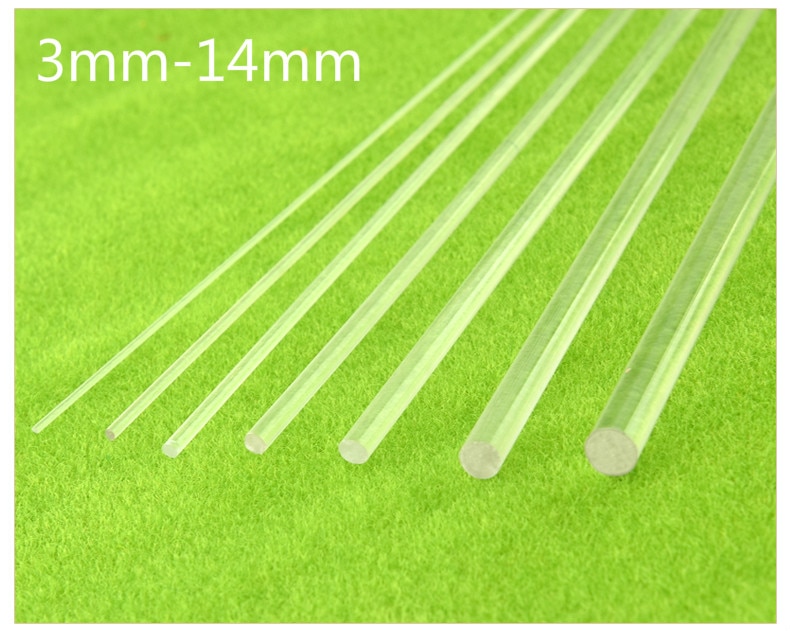 1pcs Acrylic Rods Clear Transparent Plexiglass Rod... – Vicedeal